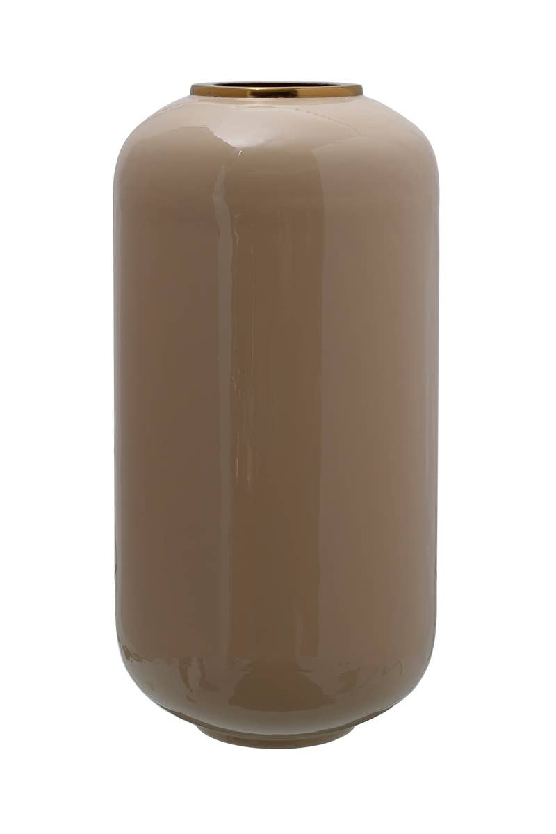 Large Iron Vase- Ivory & Gold – Lighthouse Boutique